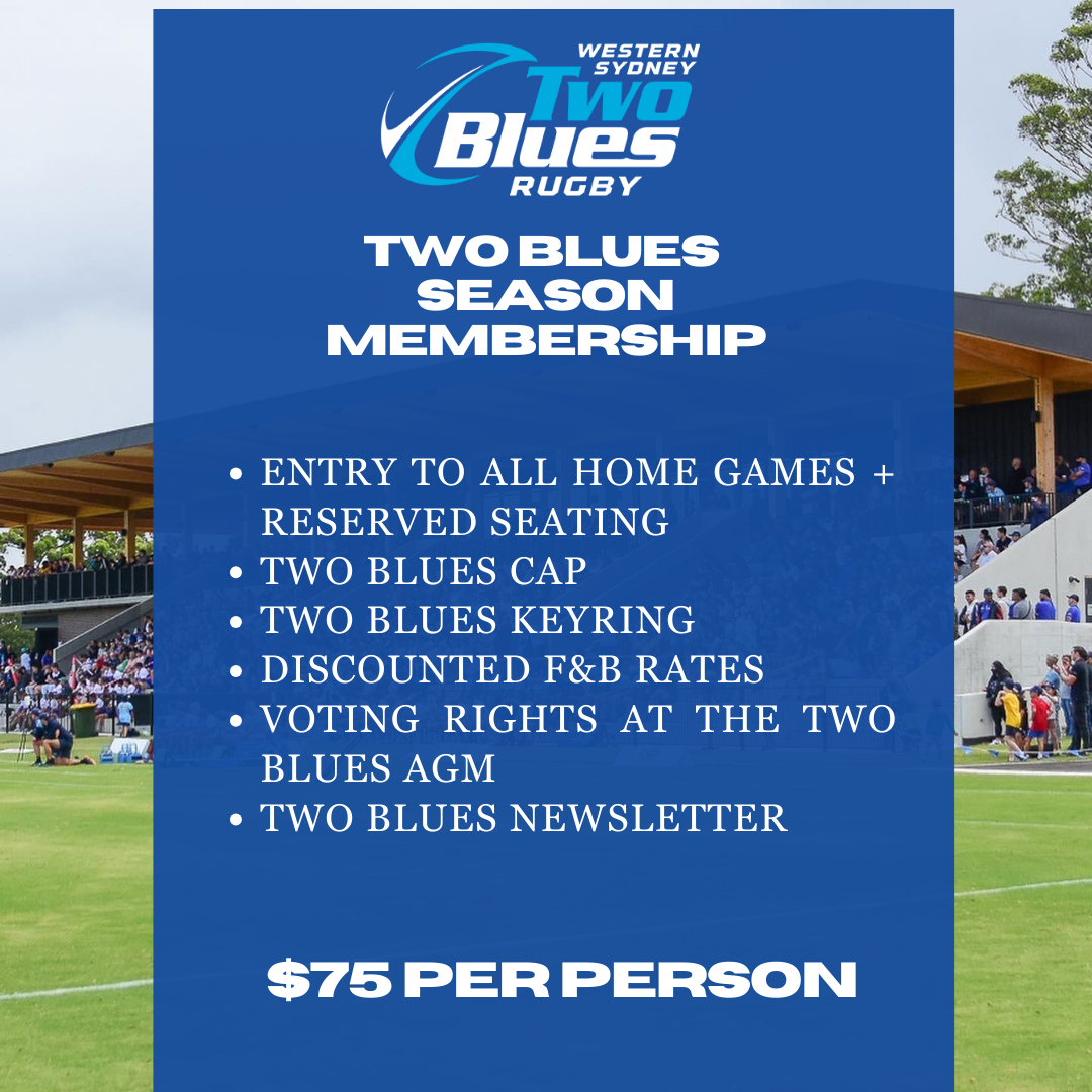 2025 Memberships - Western Sydney Two Blues Rugby